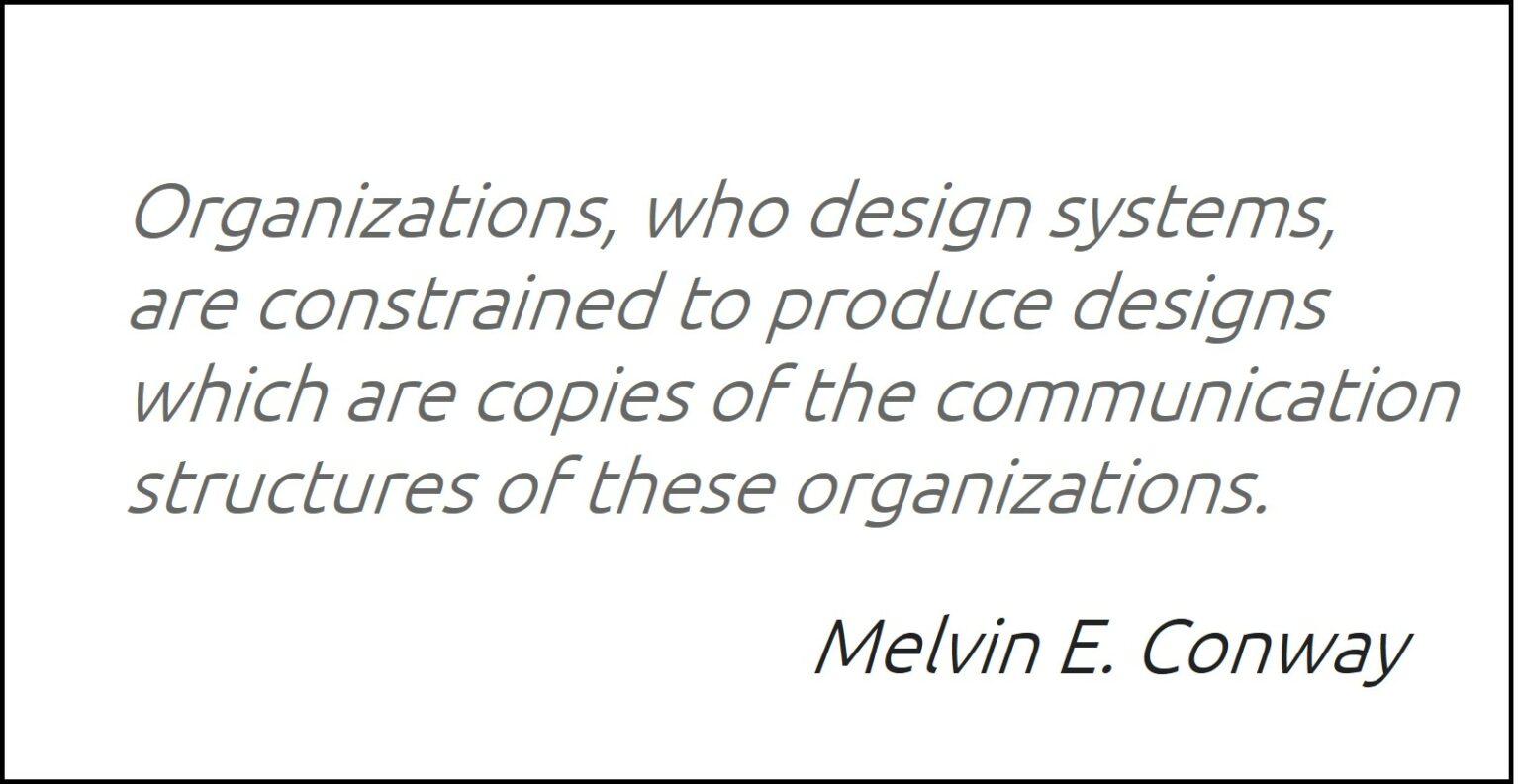 Create new business models by inverting Conway’s law - DSEC